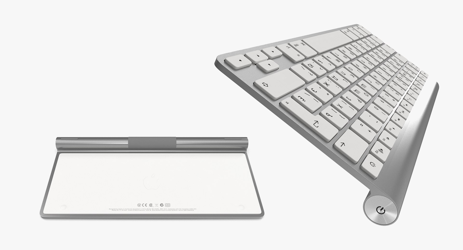 Apple Wireless Keyboards Keys Model - TurboSquid 1375436