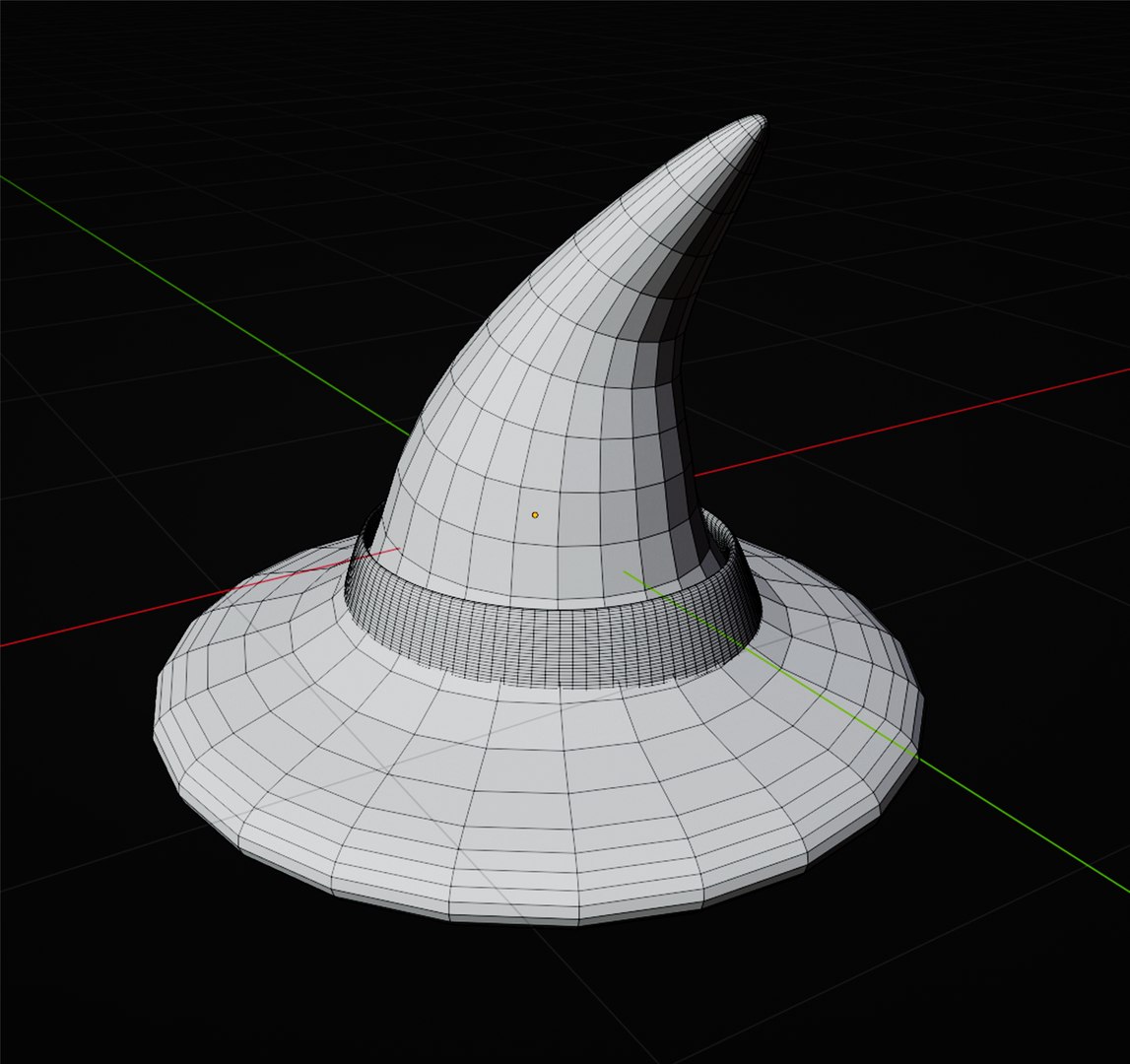 Hallowen Witch Hat 3D model - TurboSquid 2133033
