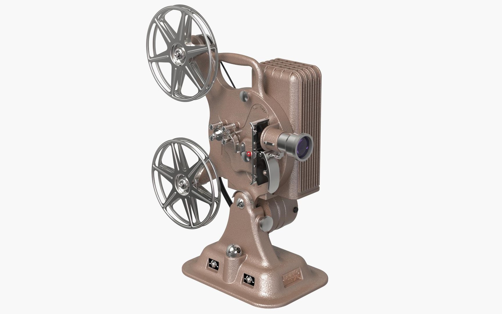 Vintage Movie Projector 3D model - TurboSquid 2145020