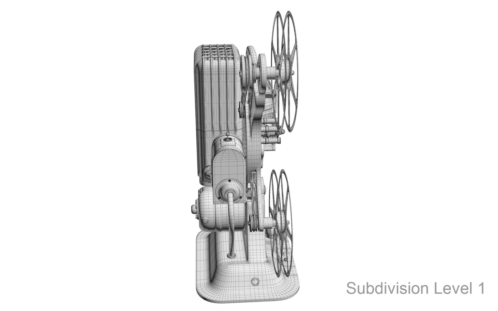 Vintage Movie Projector 3D Model - TurboSquid 2145020