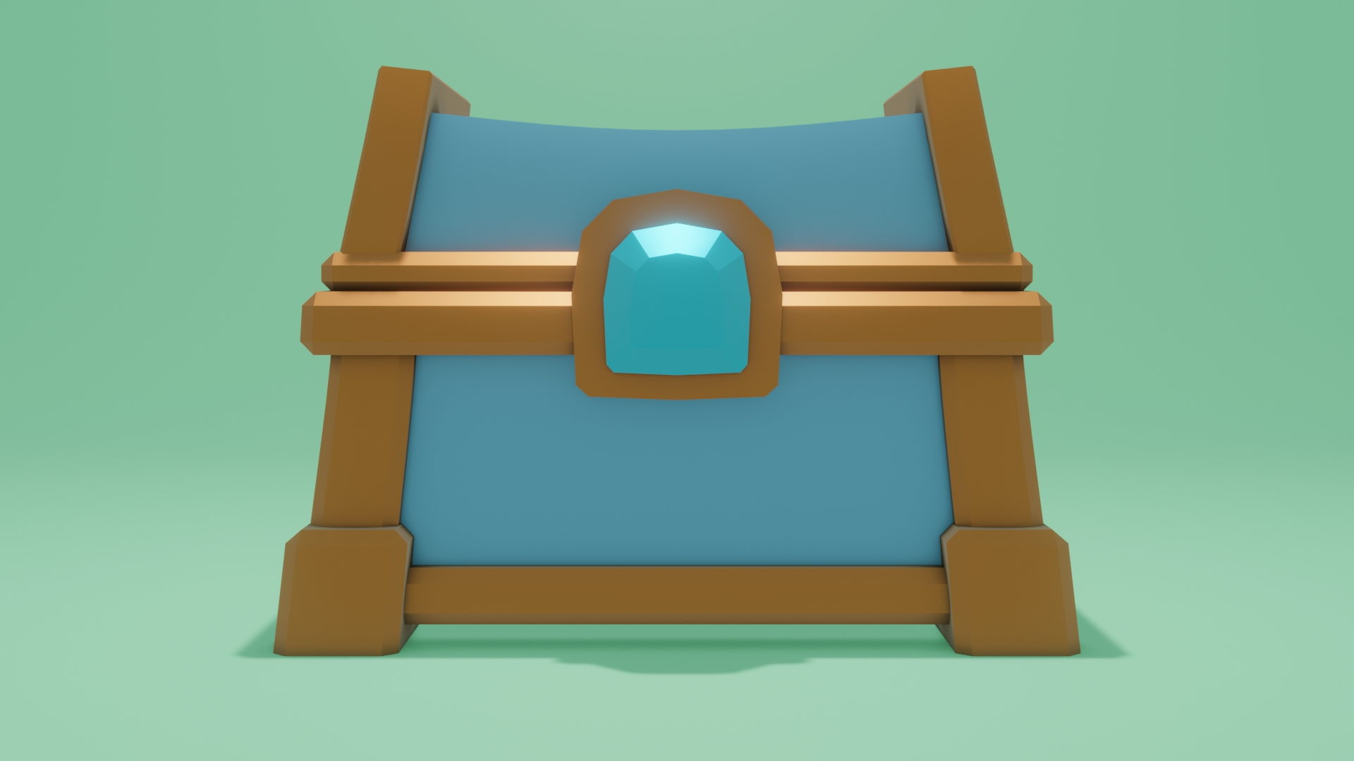Cartoon Chest Model - TurboSquid 1999160