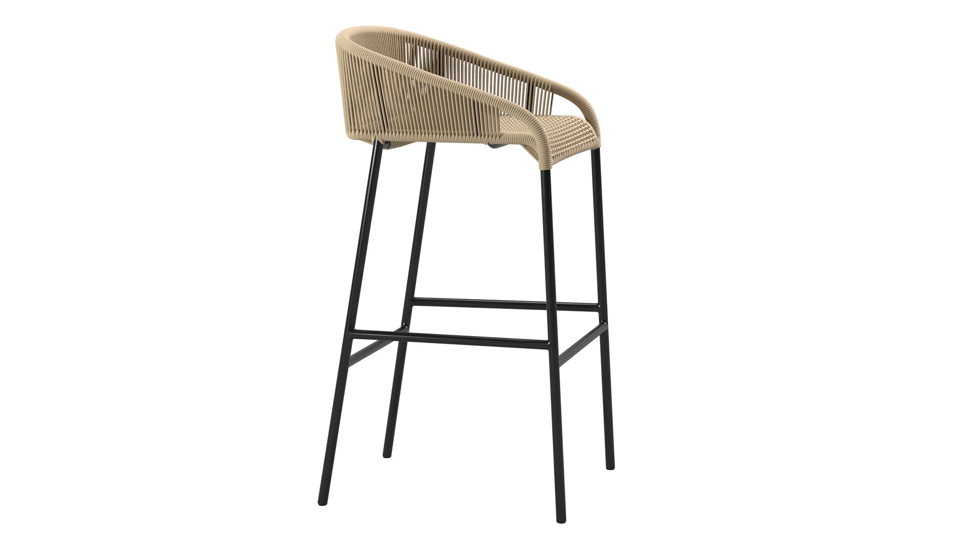 Cricket Stool With Back By Varaschin 3D - TurboSquid 1954452