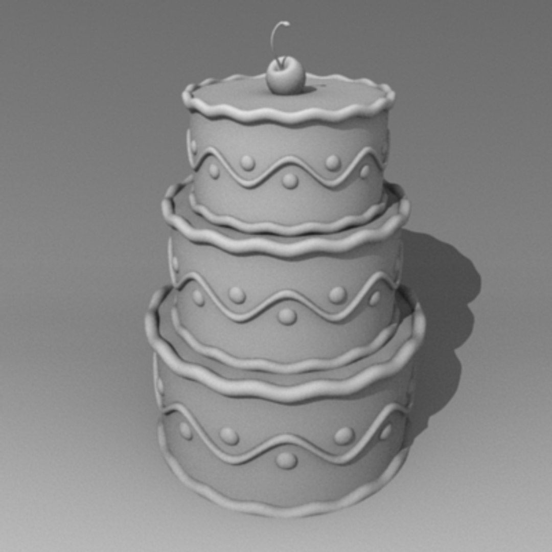 Cake 3D Model - TurboSquid 356692