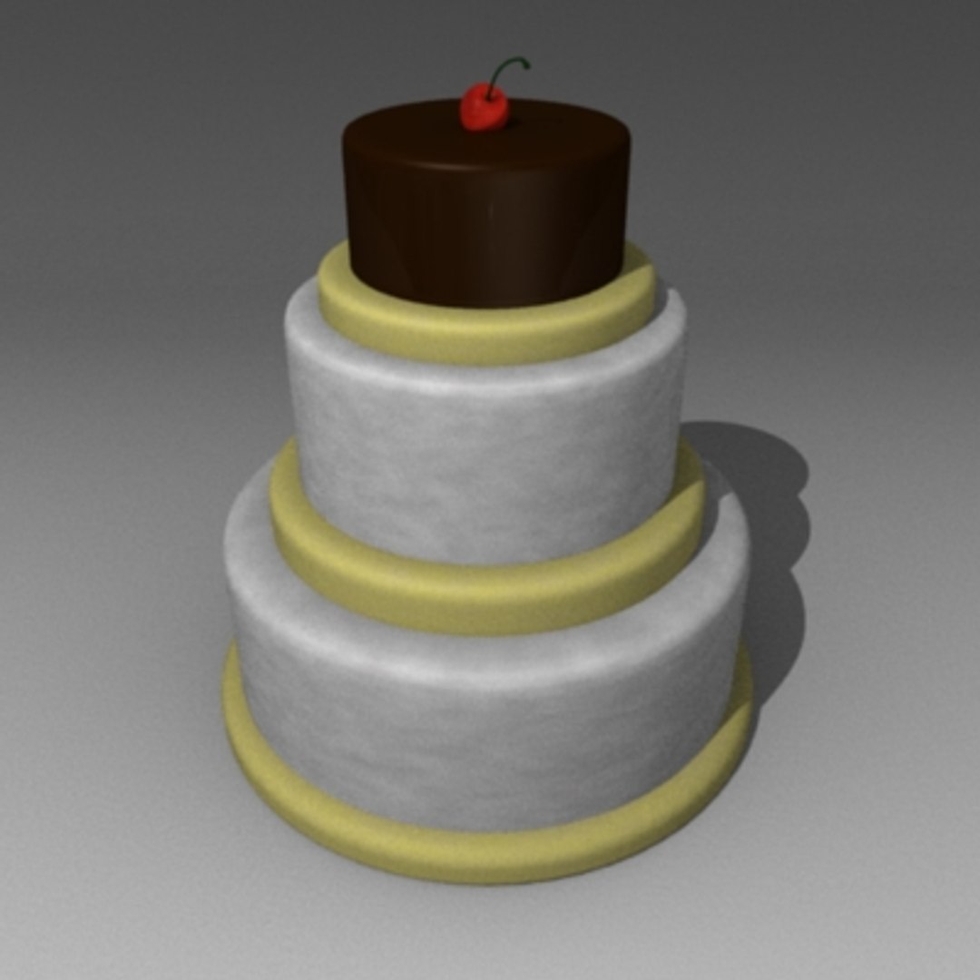 Cake 3D Model - TurboSquid 356692