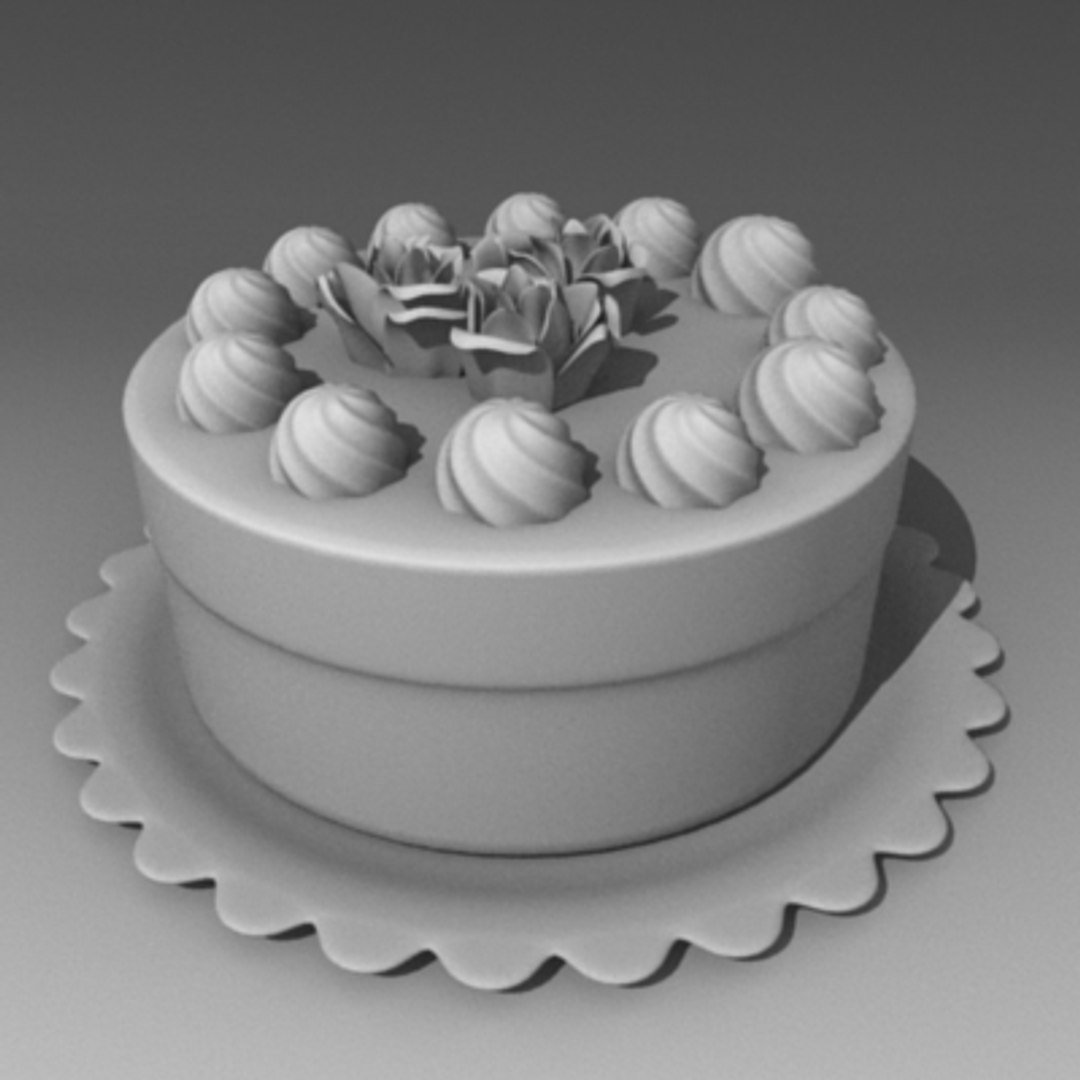 Cake 3D Model - TurboSquid 356692