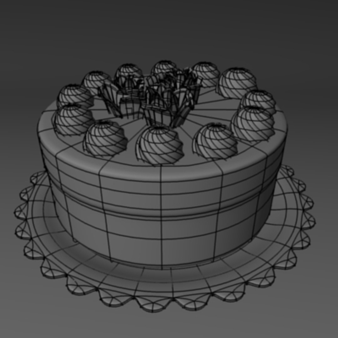 Cake 3D Model - TurboSquid 356692