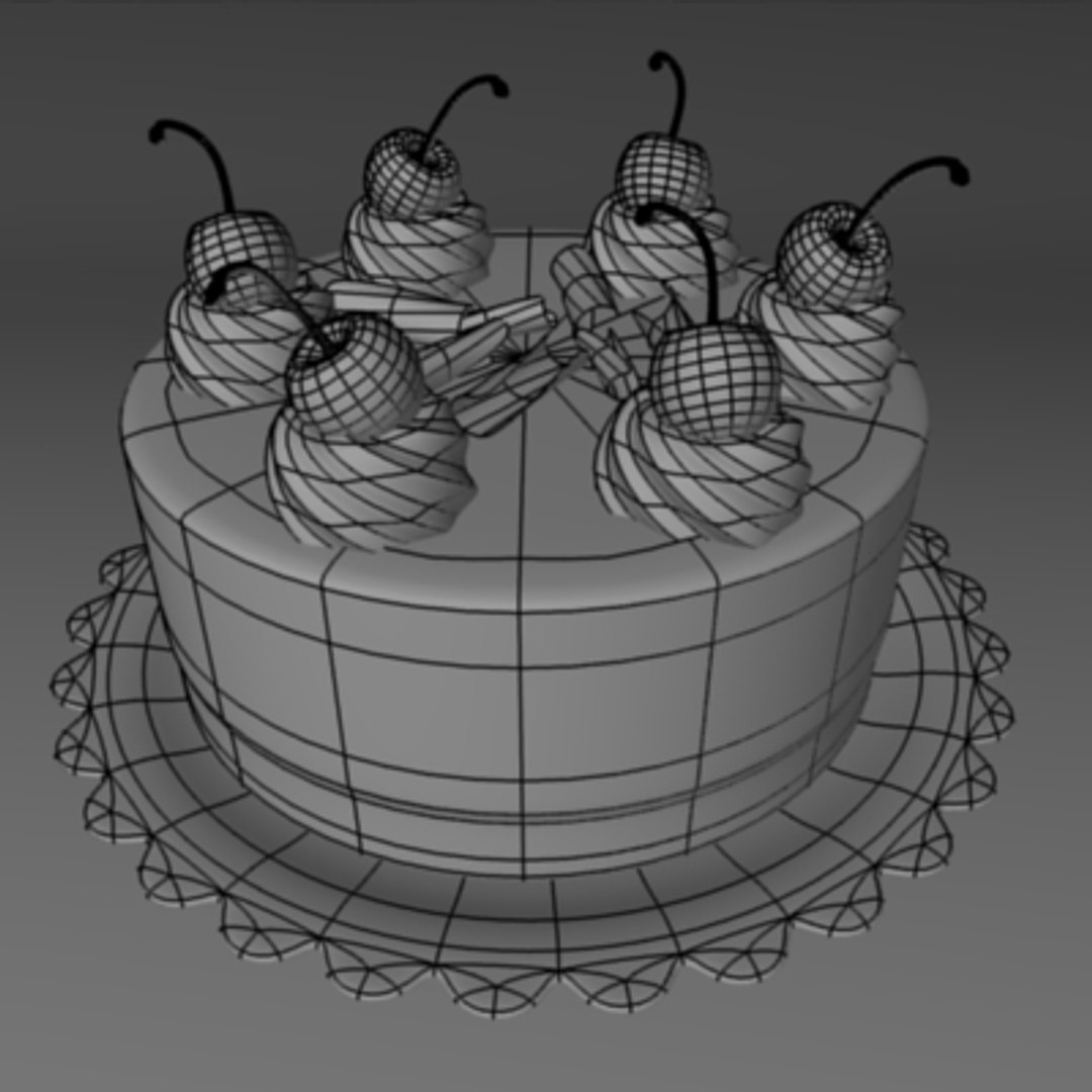 Cake 3D Model - TurboSquid 356692