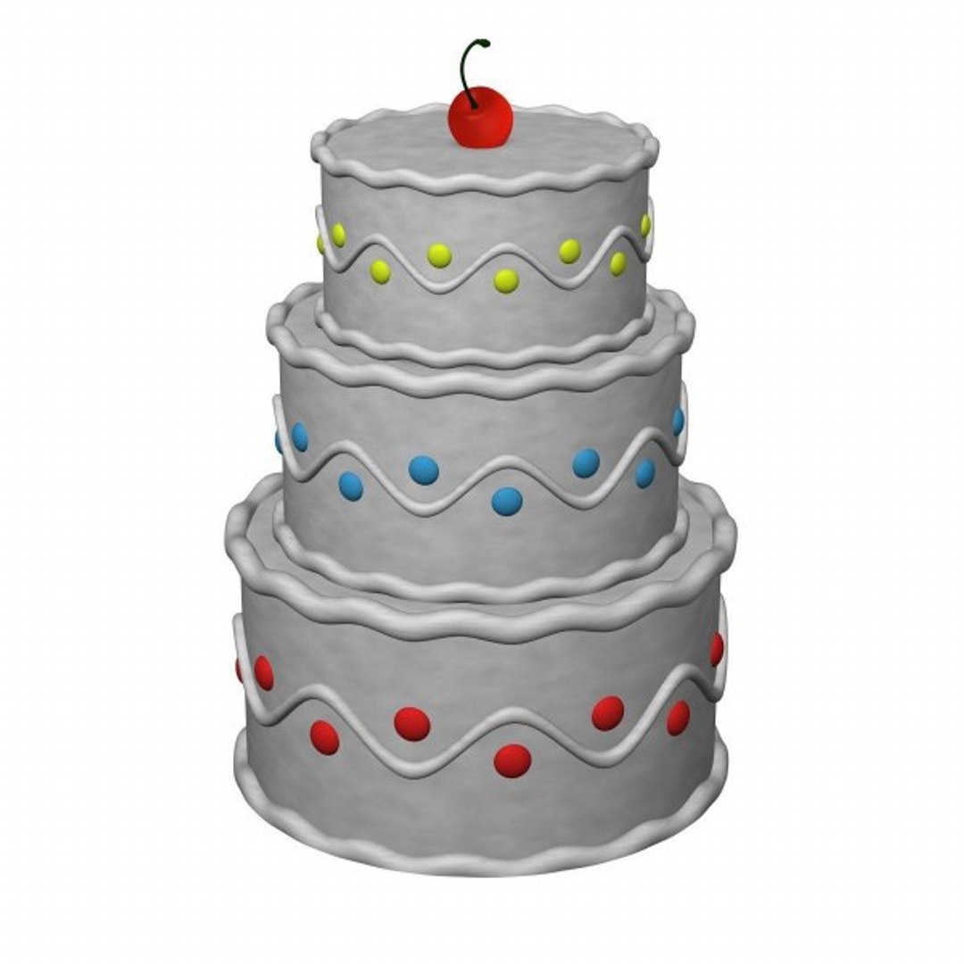Cake 3D Model - TurboSquid 356692