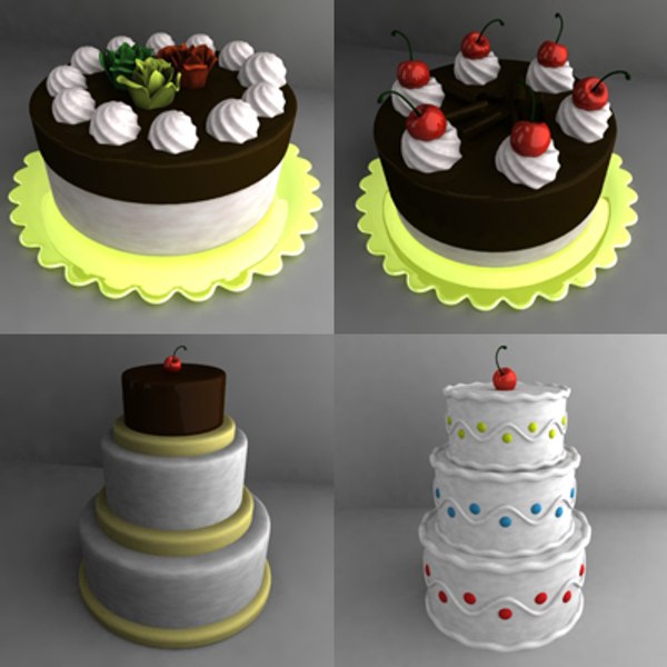 3D 3D Studio cake dessert party