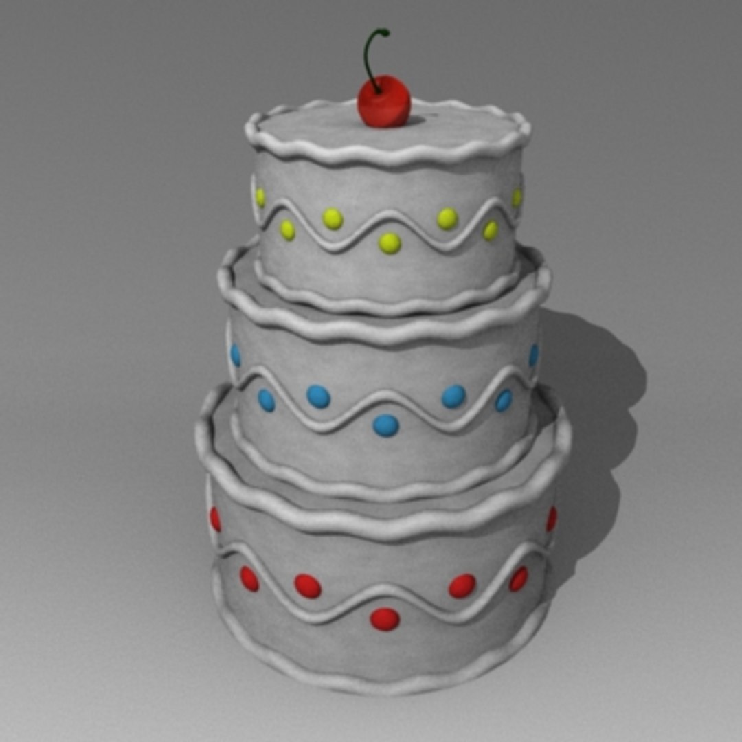 Cake 3D Model - TurboSquid 356692