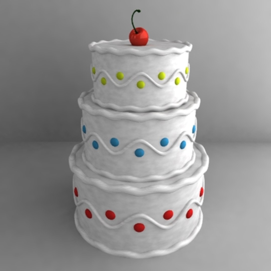 Cake 3D Model - TurboSquid 356692