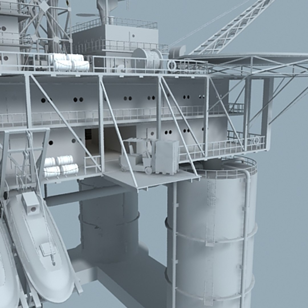 3d Oil Platform
