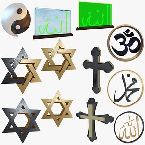 allah shape 3d model