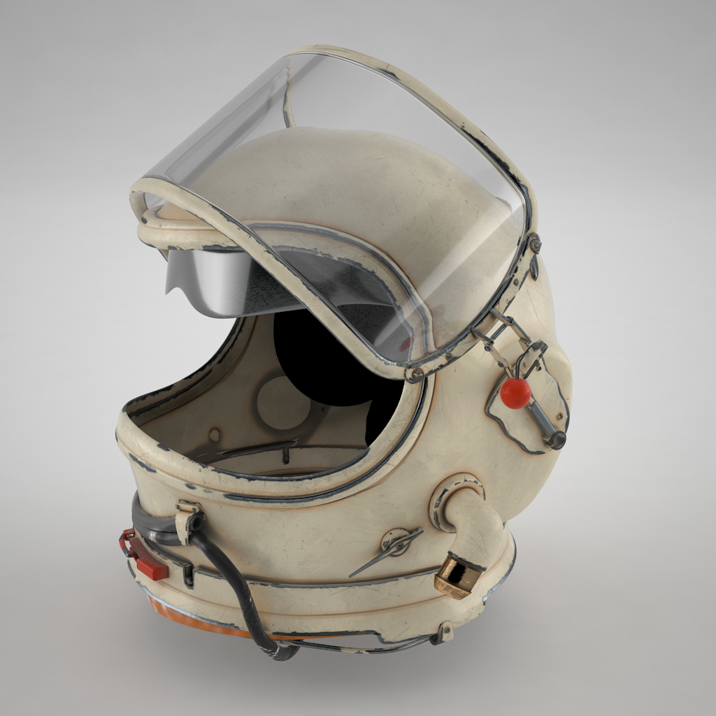 Russian space helmet 3D model - TurboSquid 1151789