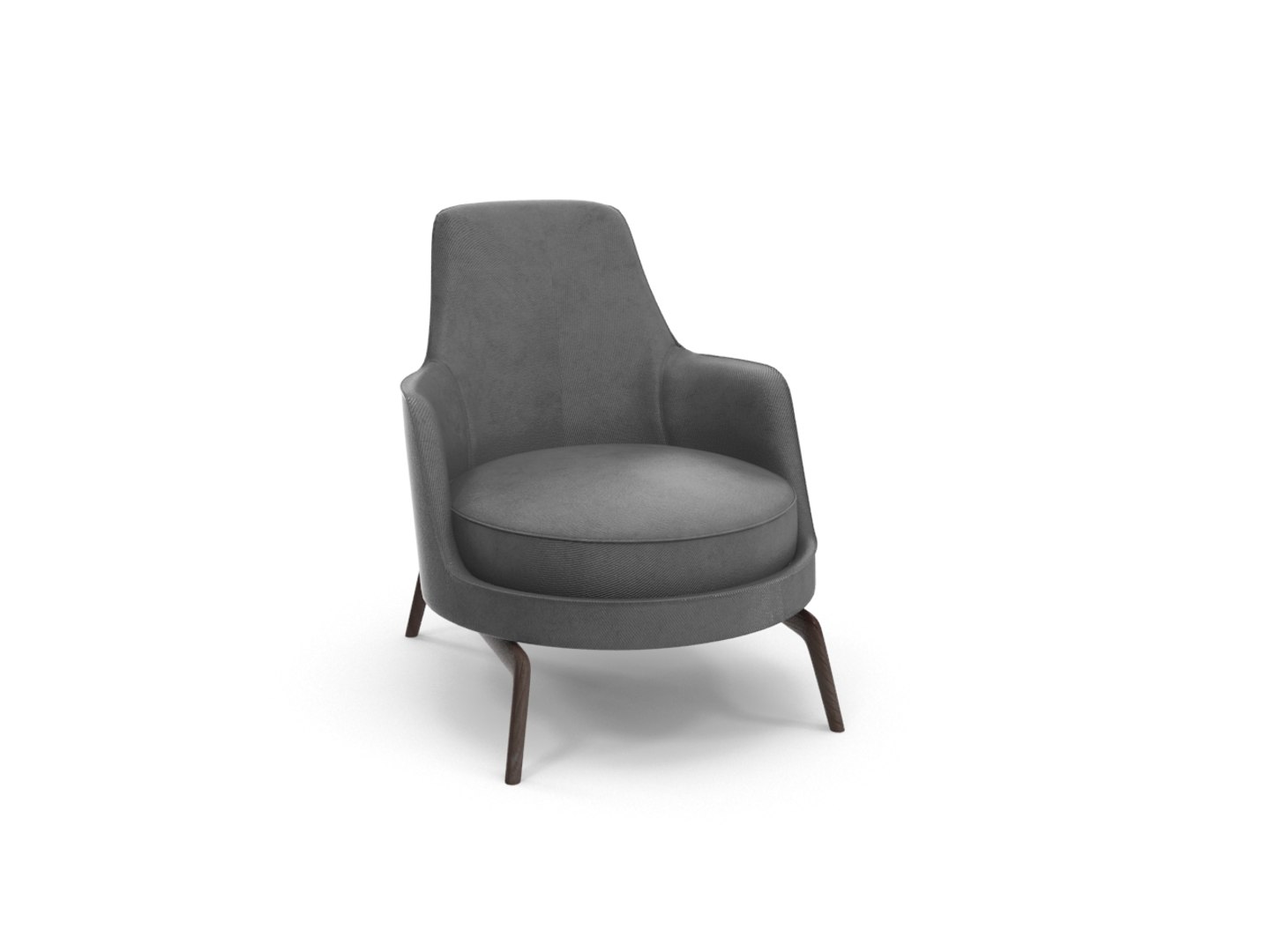 Flexform Leda Armchair Model - TurboSquid 1556692