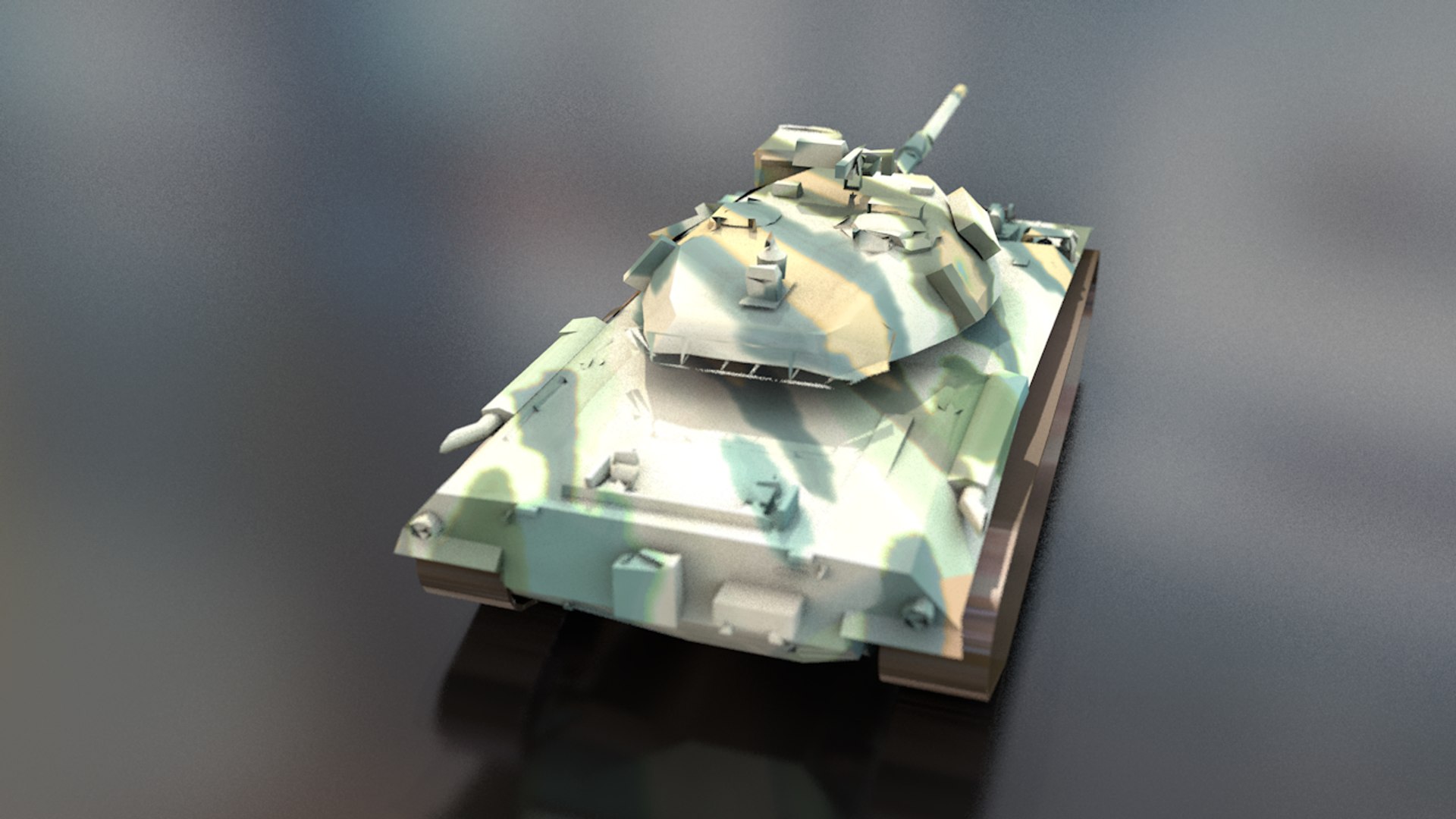Type 74 main battle tank model - TurboSquid 1446135