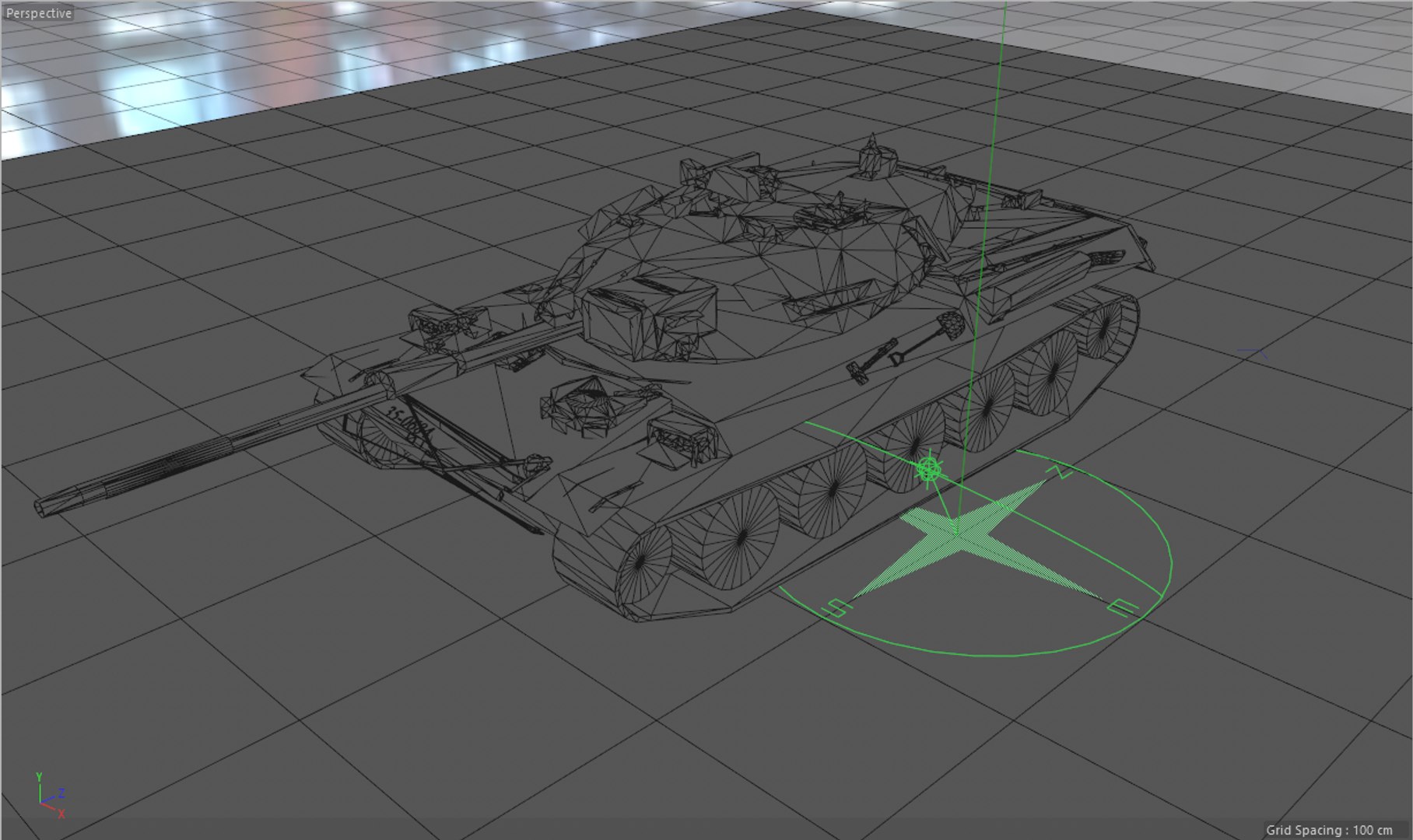 Type 74 main battle tank model - TurboSquid 1446135