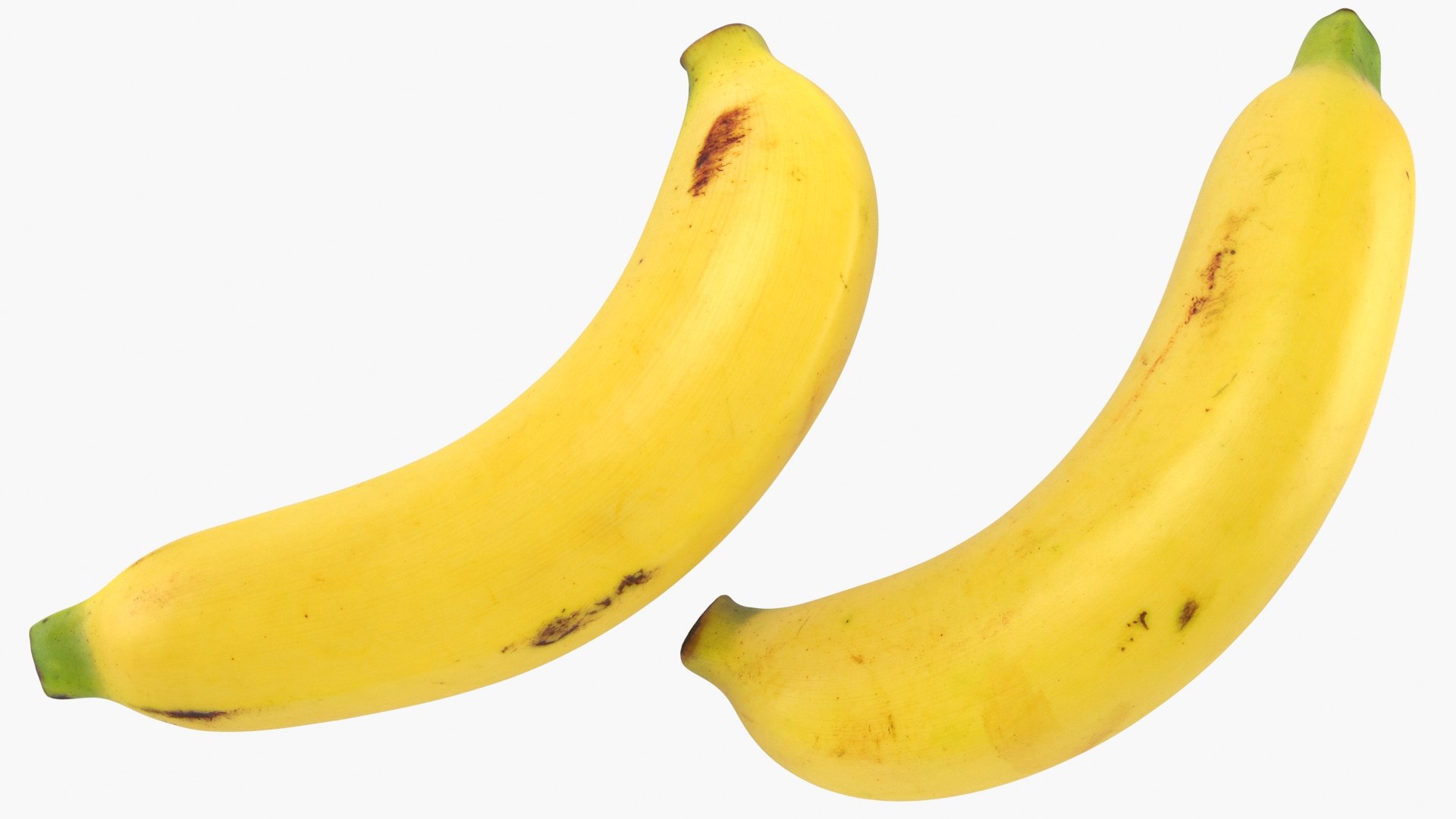 Whole And Half Banana 3D Model - TurboSquid 1829948