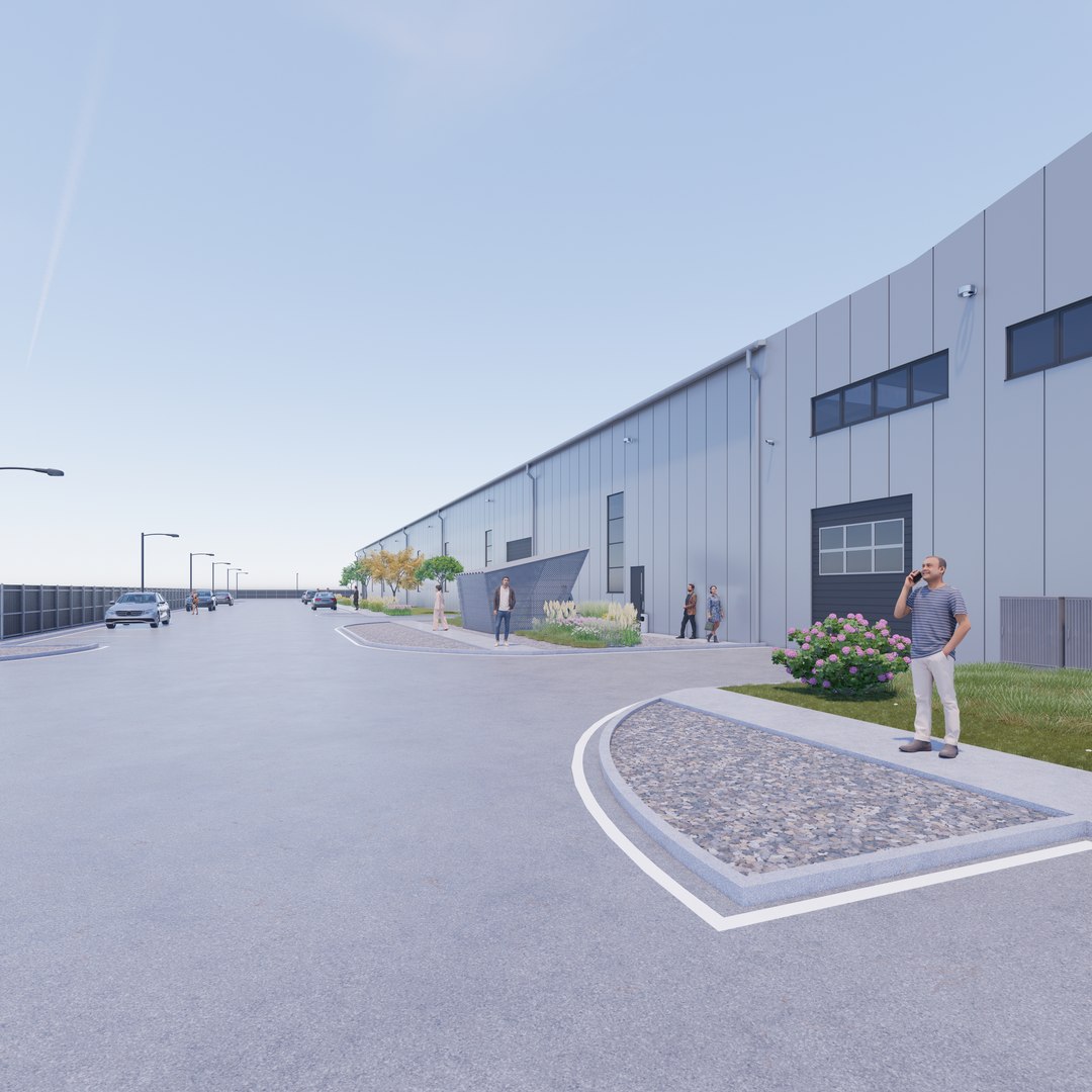 3D Industrial Hall 1 - TurboSquid 1862517