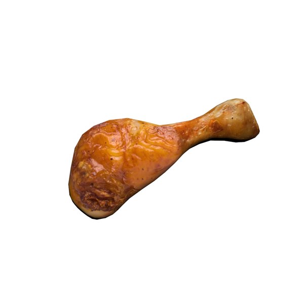 3d chicken leg bone model