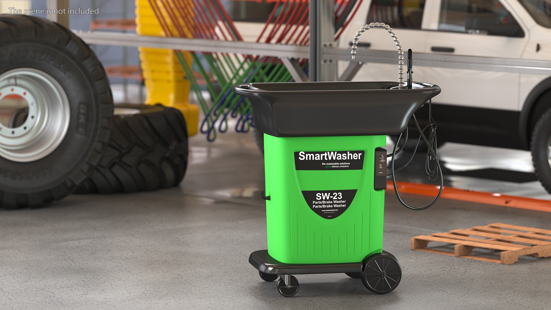 Smartwasher Mobile Parts Washer 3D Model - TurboSquid 1684648