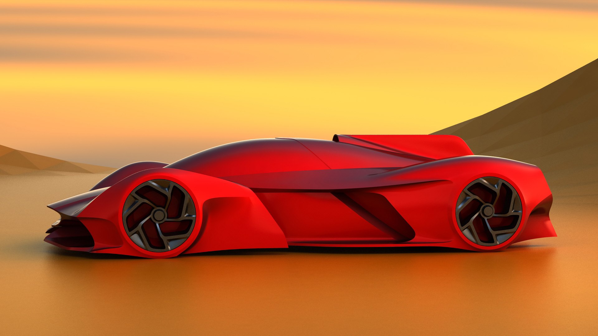 3D Hypercar II - Basic Body - TurboSquid 1995995