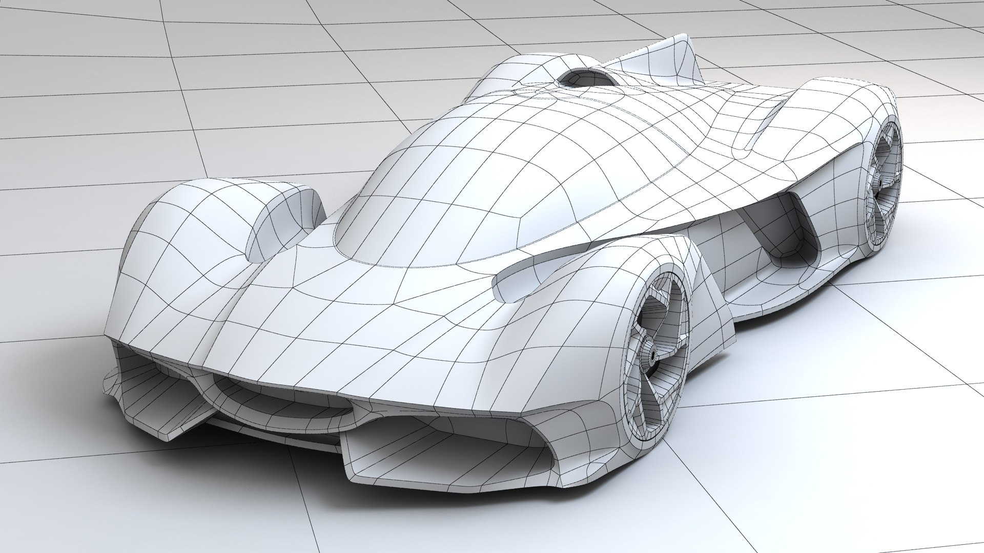 3D Hypercar II - Basic Body - TurboSquid 1995995