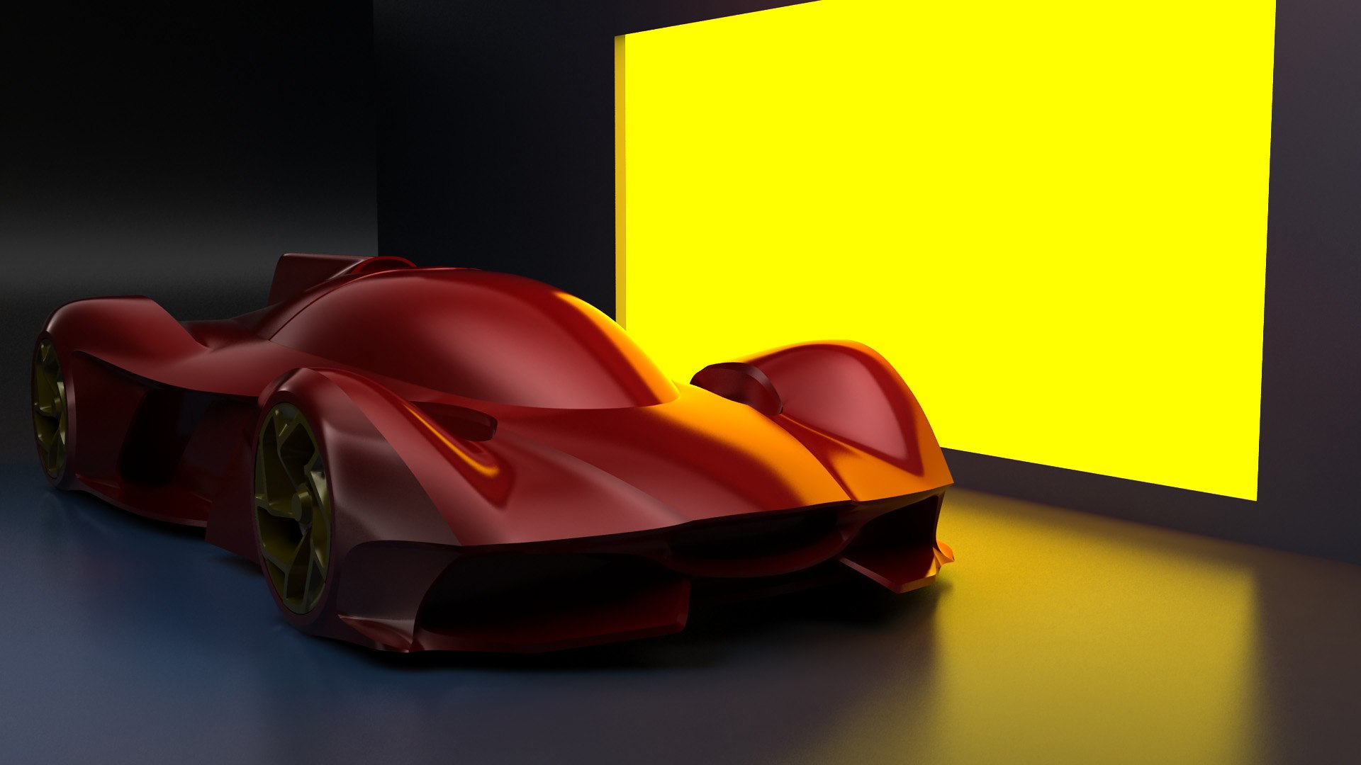 3D Hypercar II - Basic Body - TurboSquid 1995995