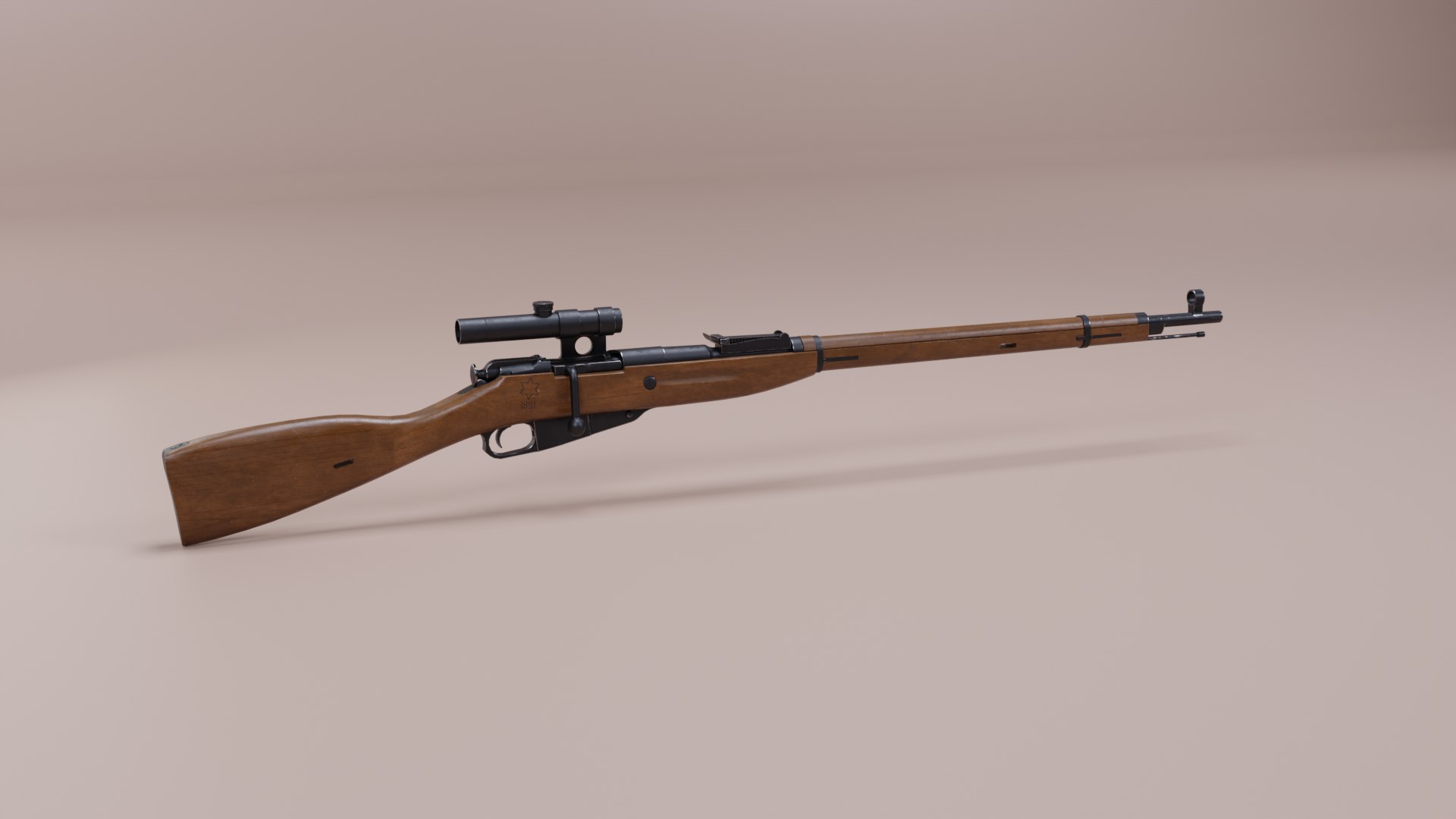 3D M91 WEAPON Model - TurboSquid 2337461