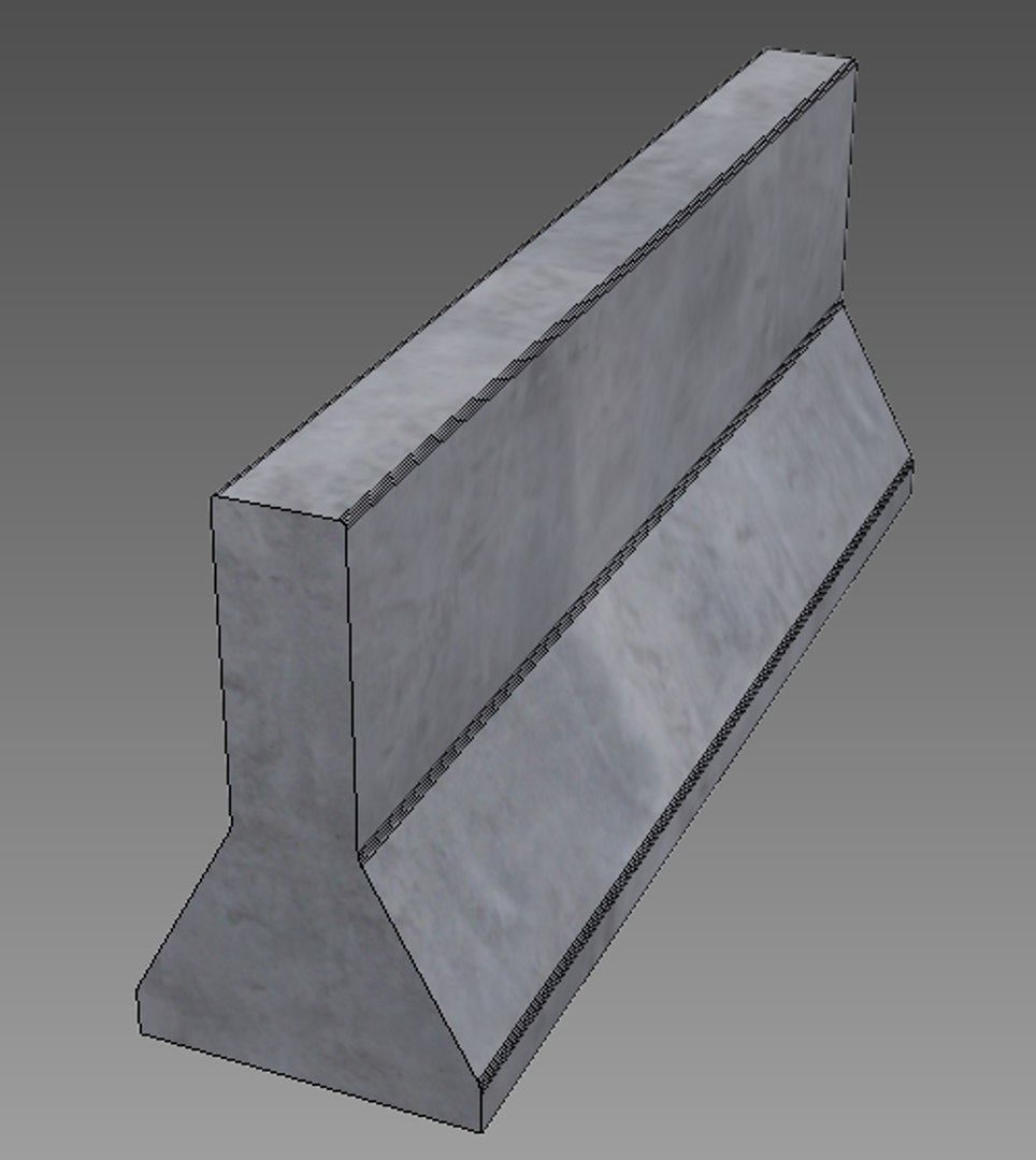 3d Street Cone Blocker Model