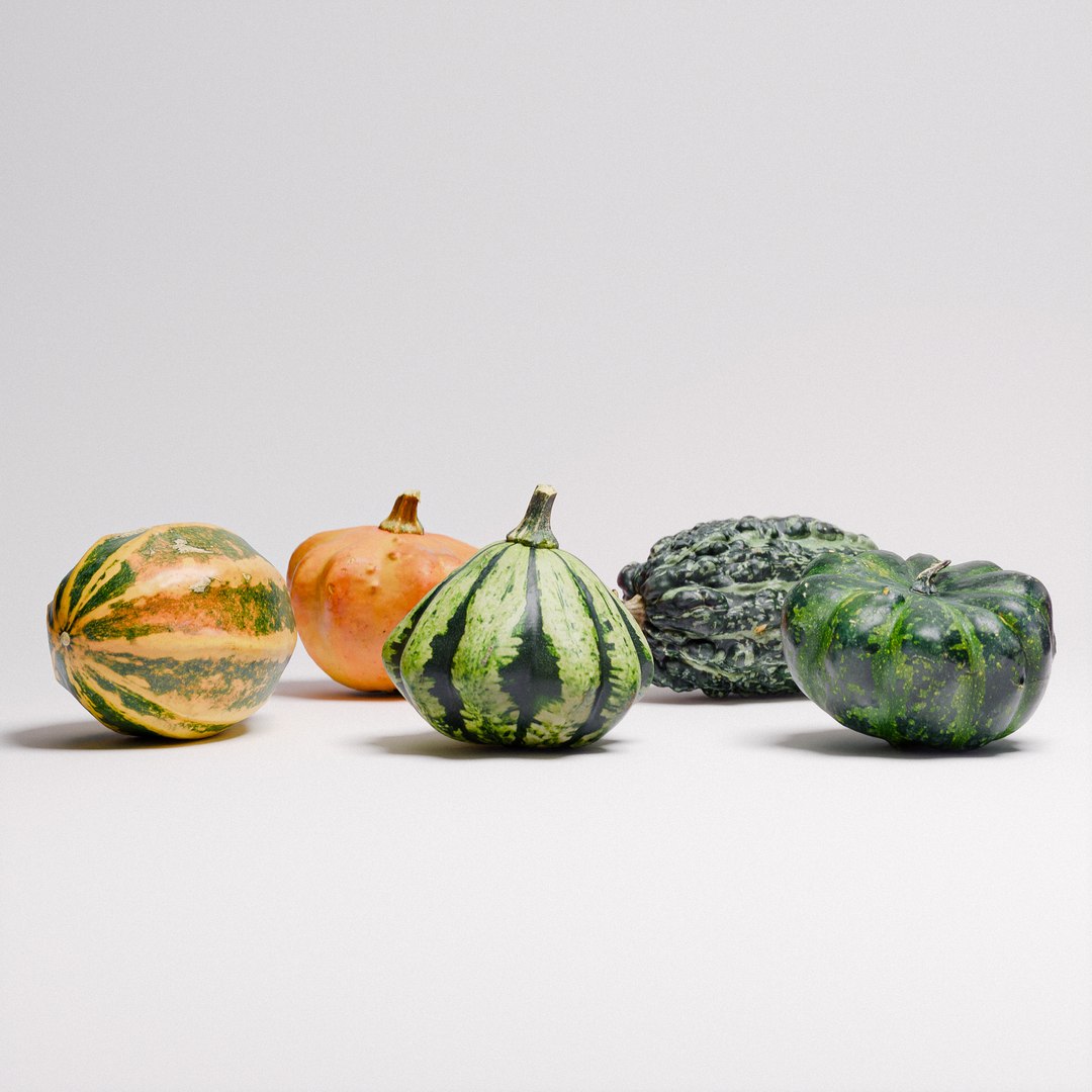 3D Gourds Set 01 - TurboSquid 2285908