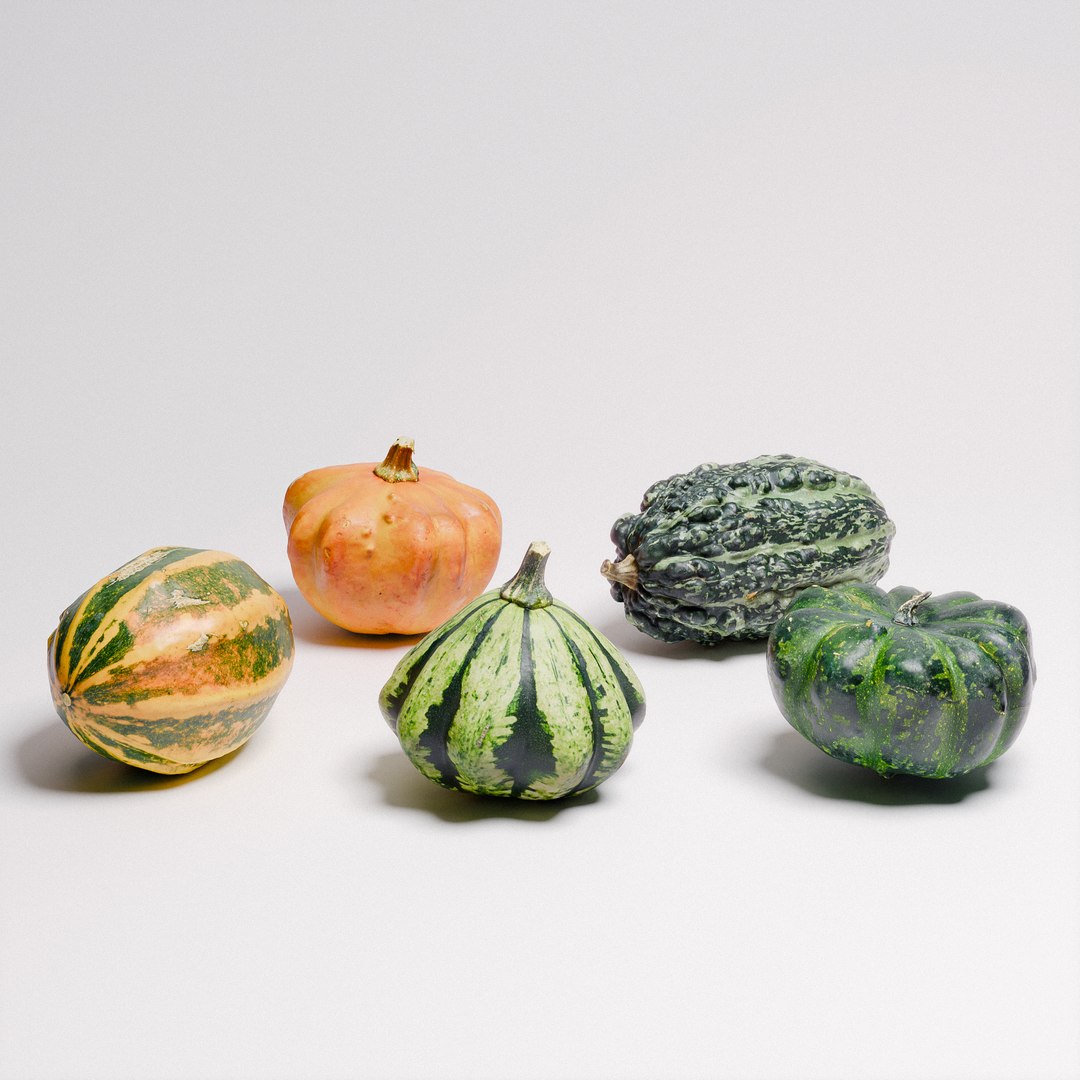 3D Gourds Set 01 - TurboSquid 2285908