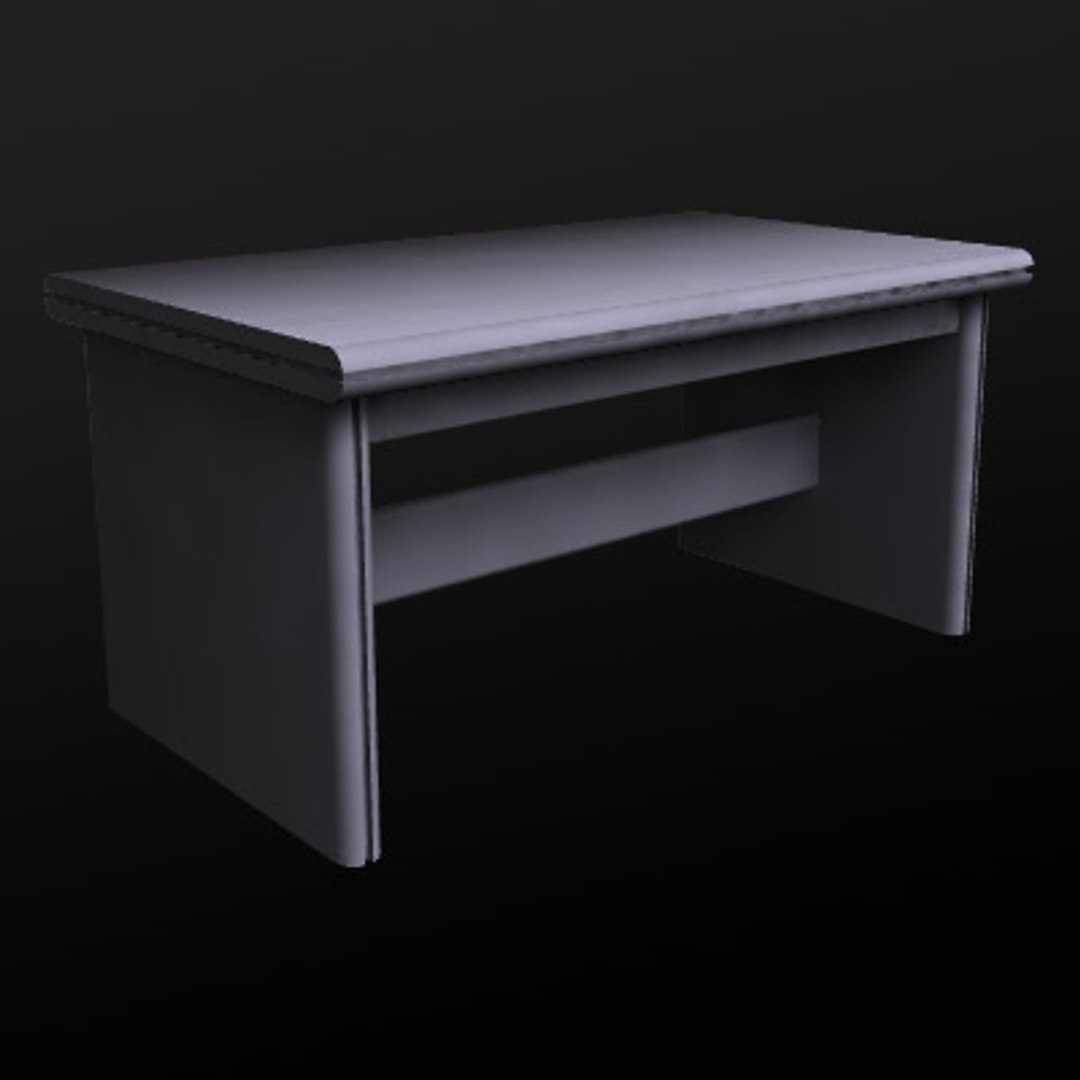 3d Wood Computer Desk