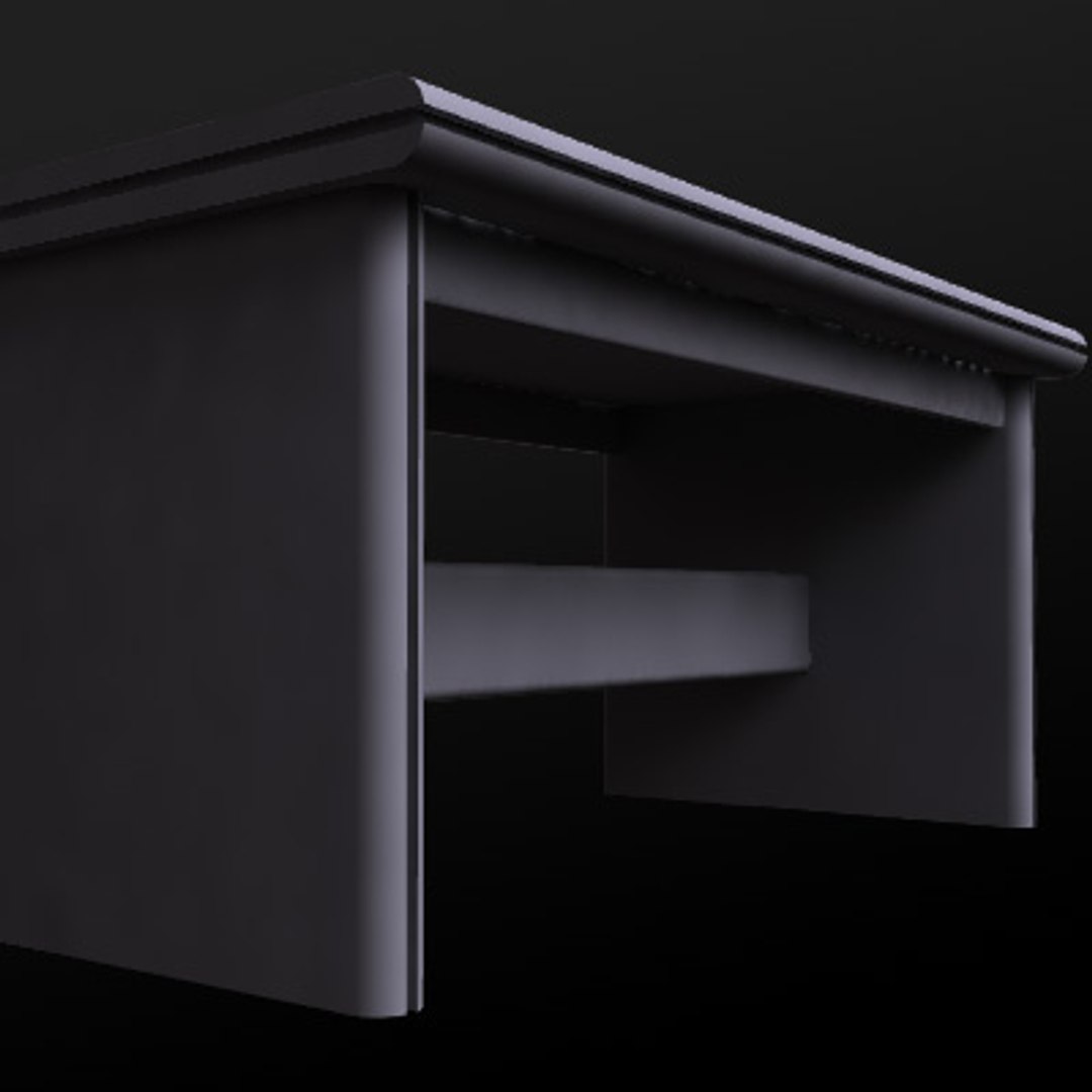 3d Wood Computer Desk