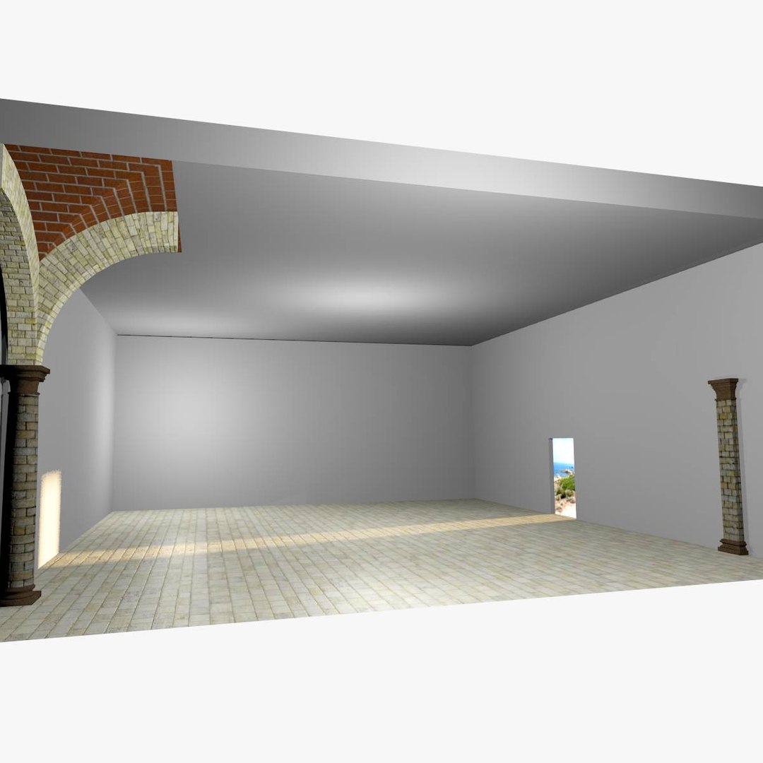 Romanic Vaulting Column 5 3d Max