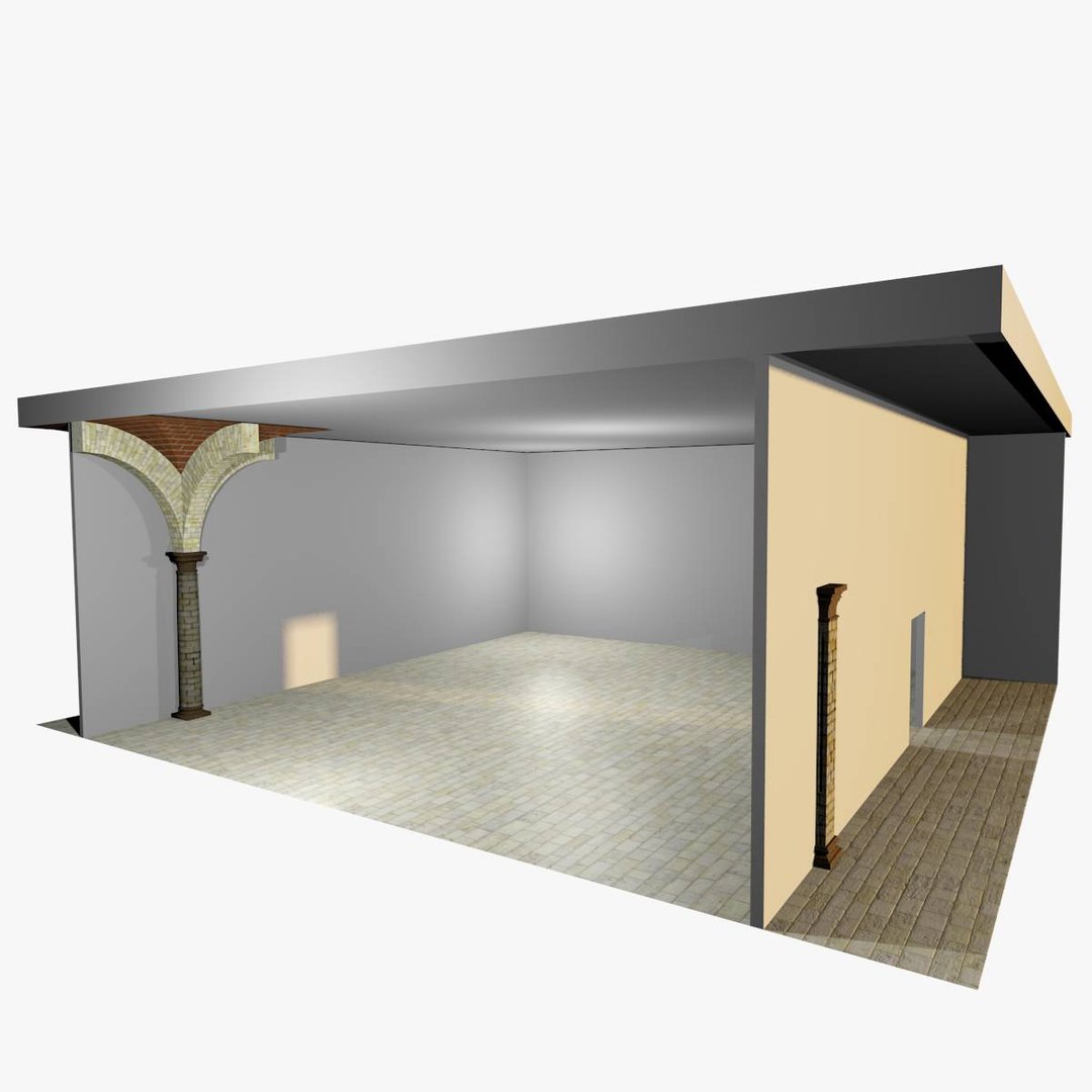 Romanic Vaulting Column 5 3d Max