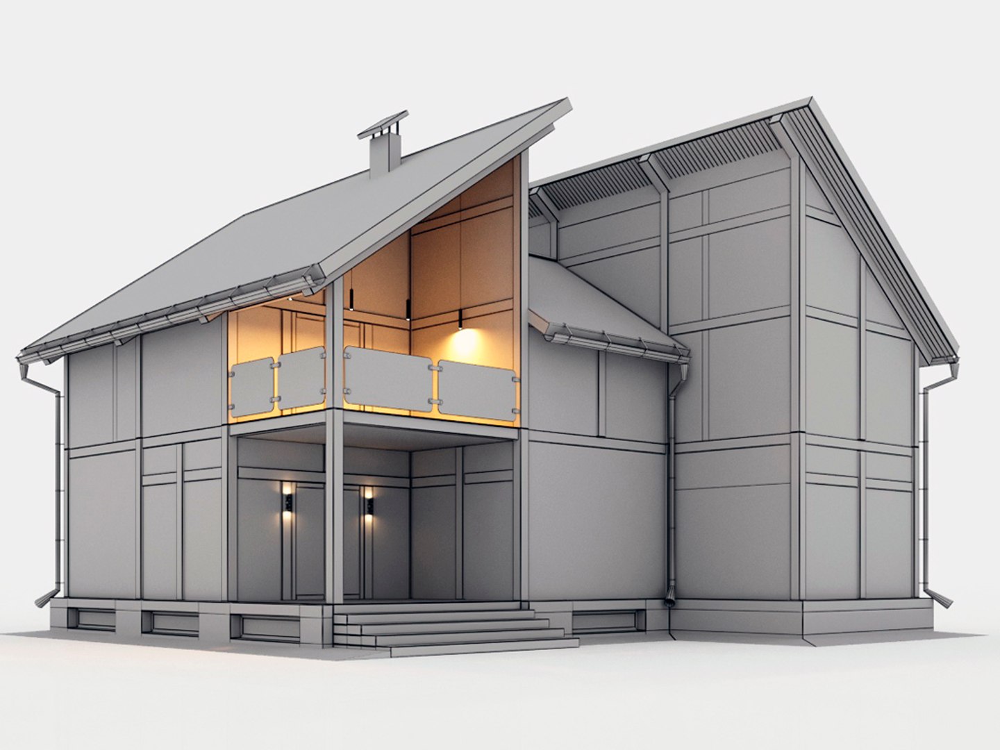 3D Half-timbered House Model - TurboSquid 1332442