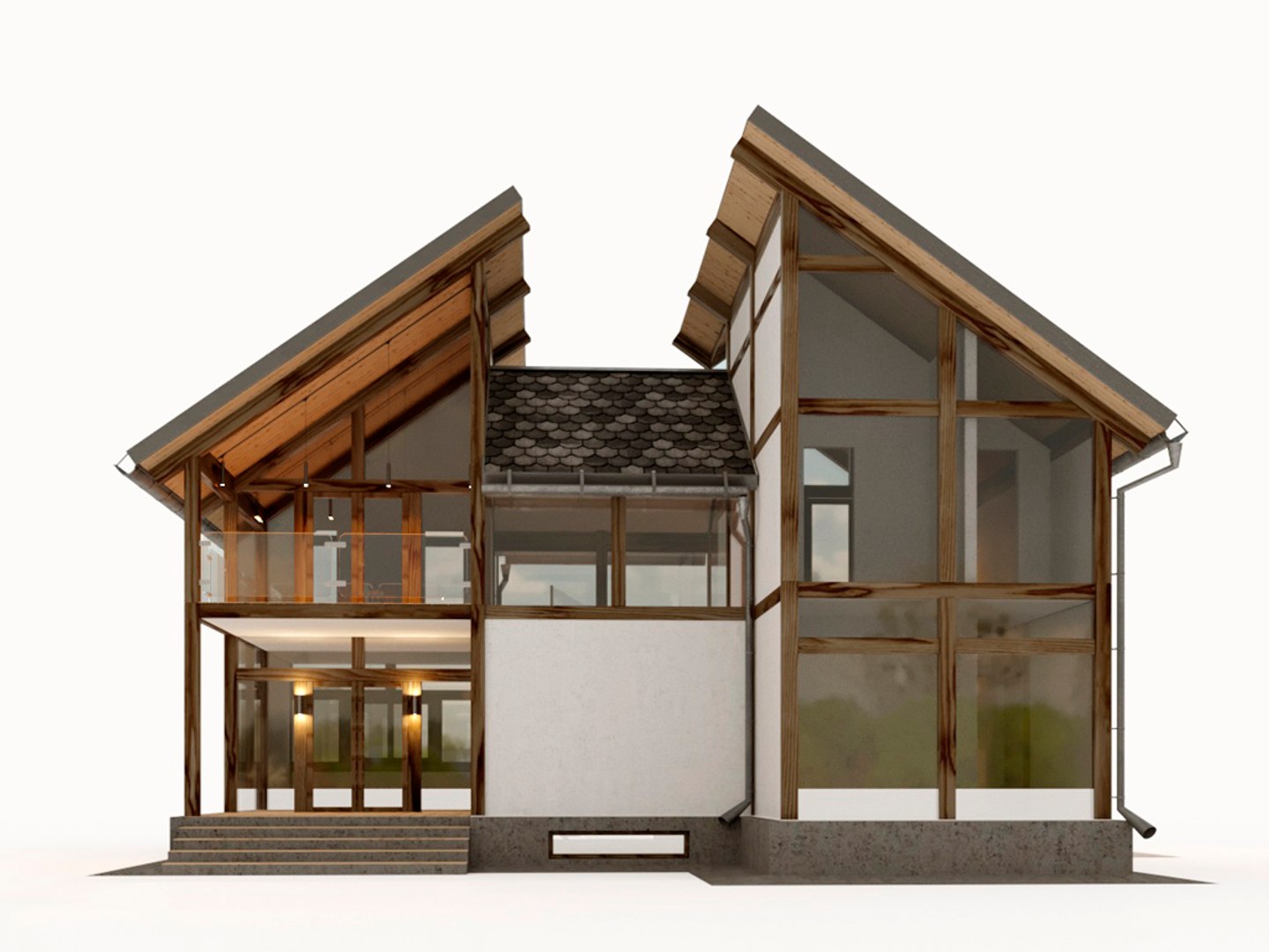 3D Half-timbered House Model - TurboSquid 1332442