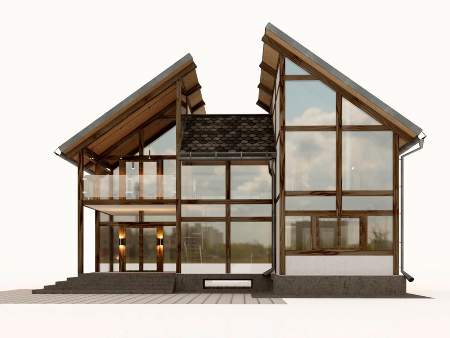 3D Half-timbered House Model - TurboSquid 1332442