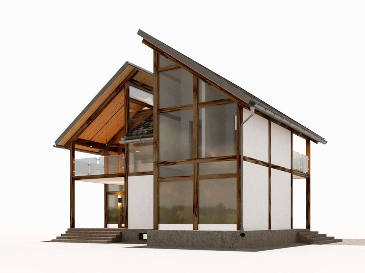 3D Half-timbered House Model - TurboSquid 1332442