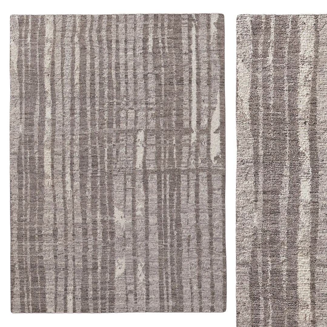 RHADA HAND-KNOTTED WOOL RUG B Model - TurboSquid 1969066