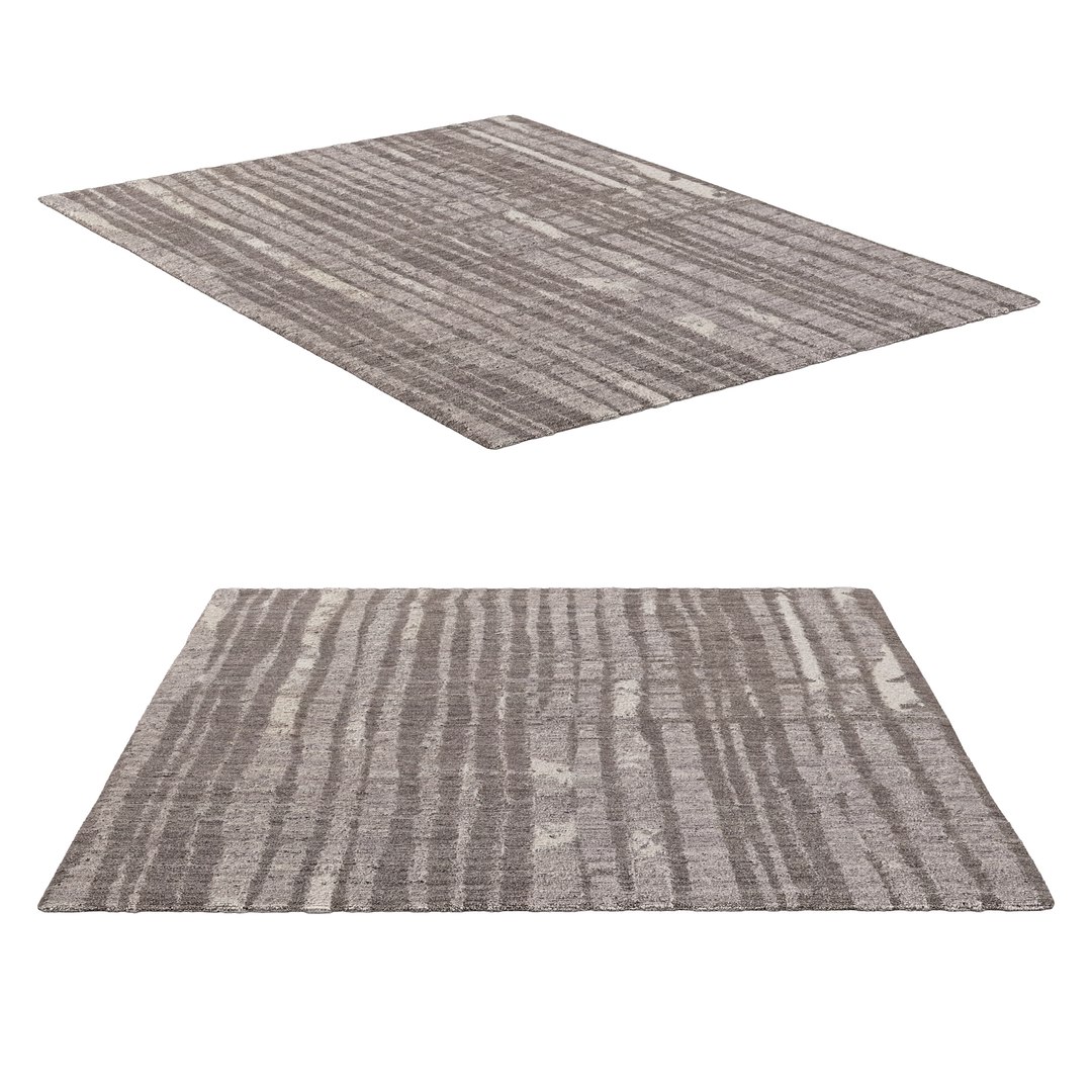 RHADA HAND-KNOTTED WOOL RUG B Model - TurboSquid 1969066