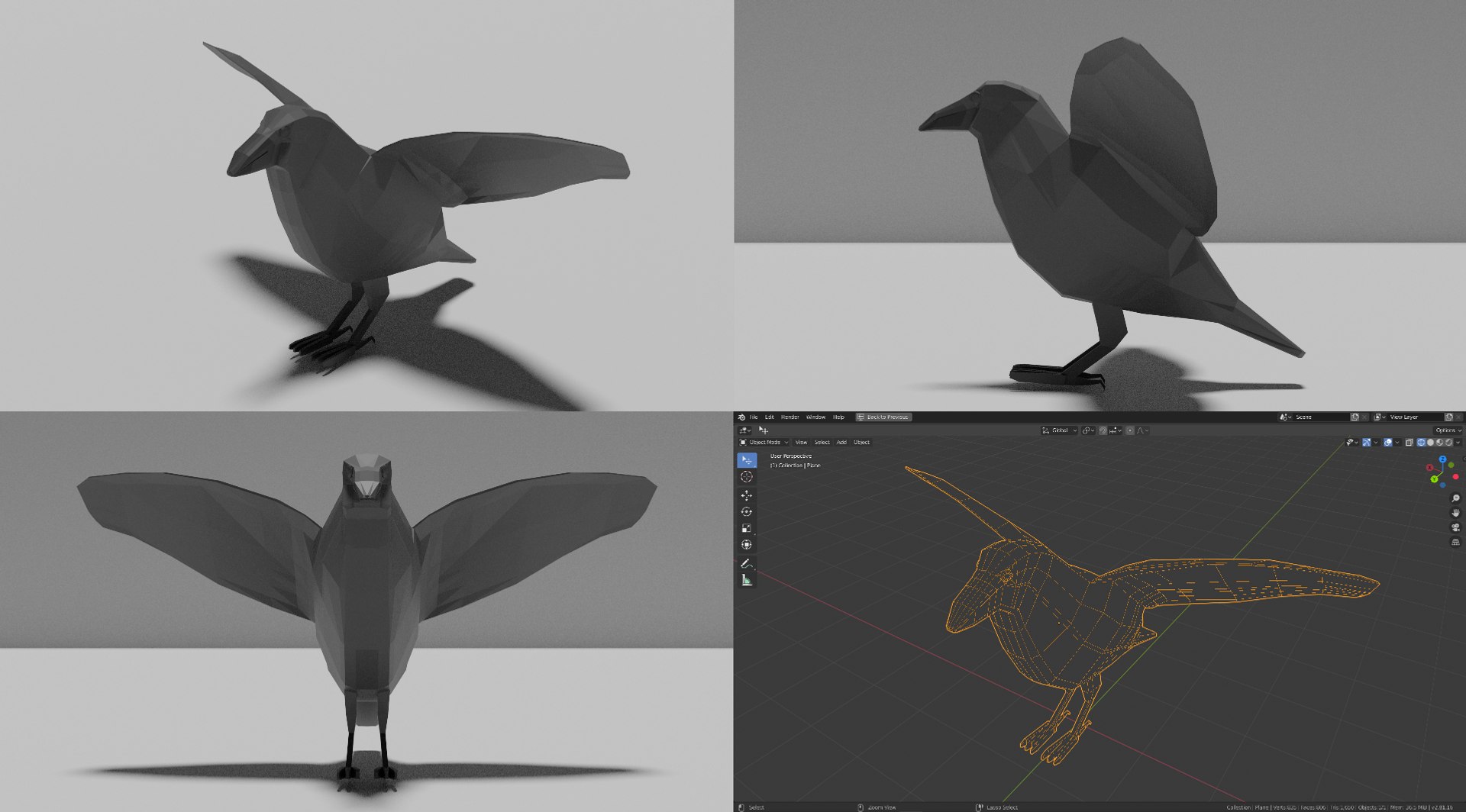 3D Birds Pack - TurboSquid 1763144