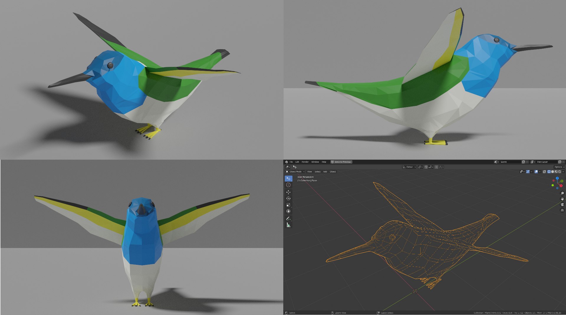 3D Birds Pack - TurboSquid 1763144