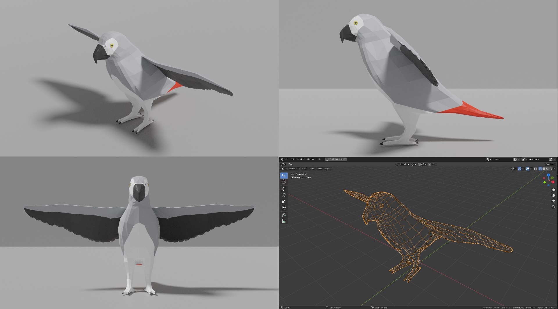 3D Birds Pack - TurboSquid 1763144