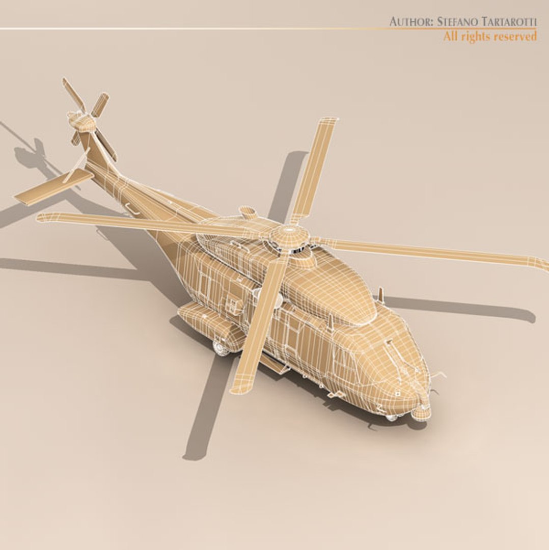 3d Nh-90 Helicopter Nh90 Model