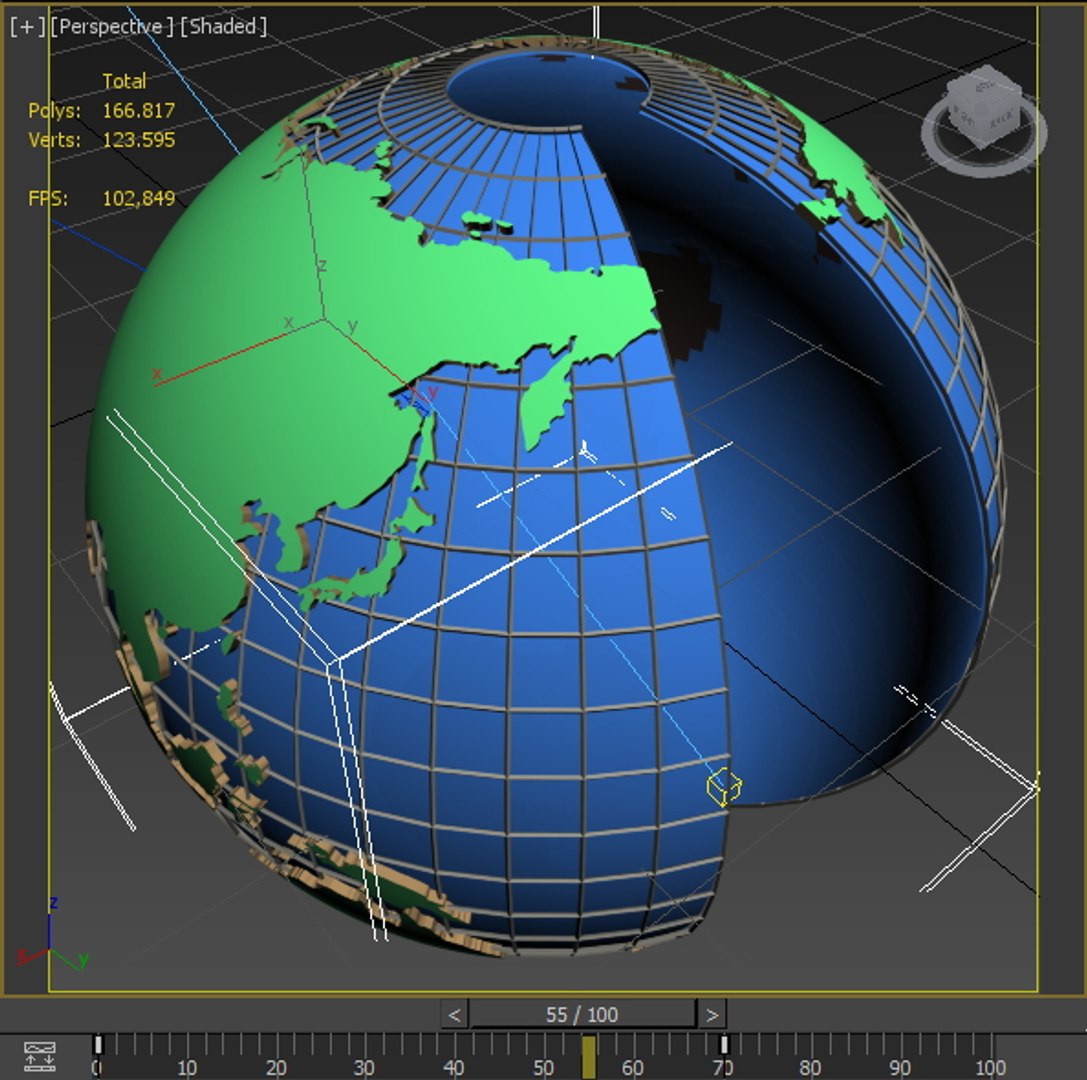 3d Globe Animation Mht-01 Model