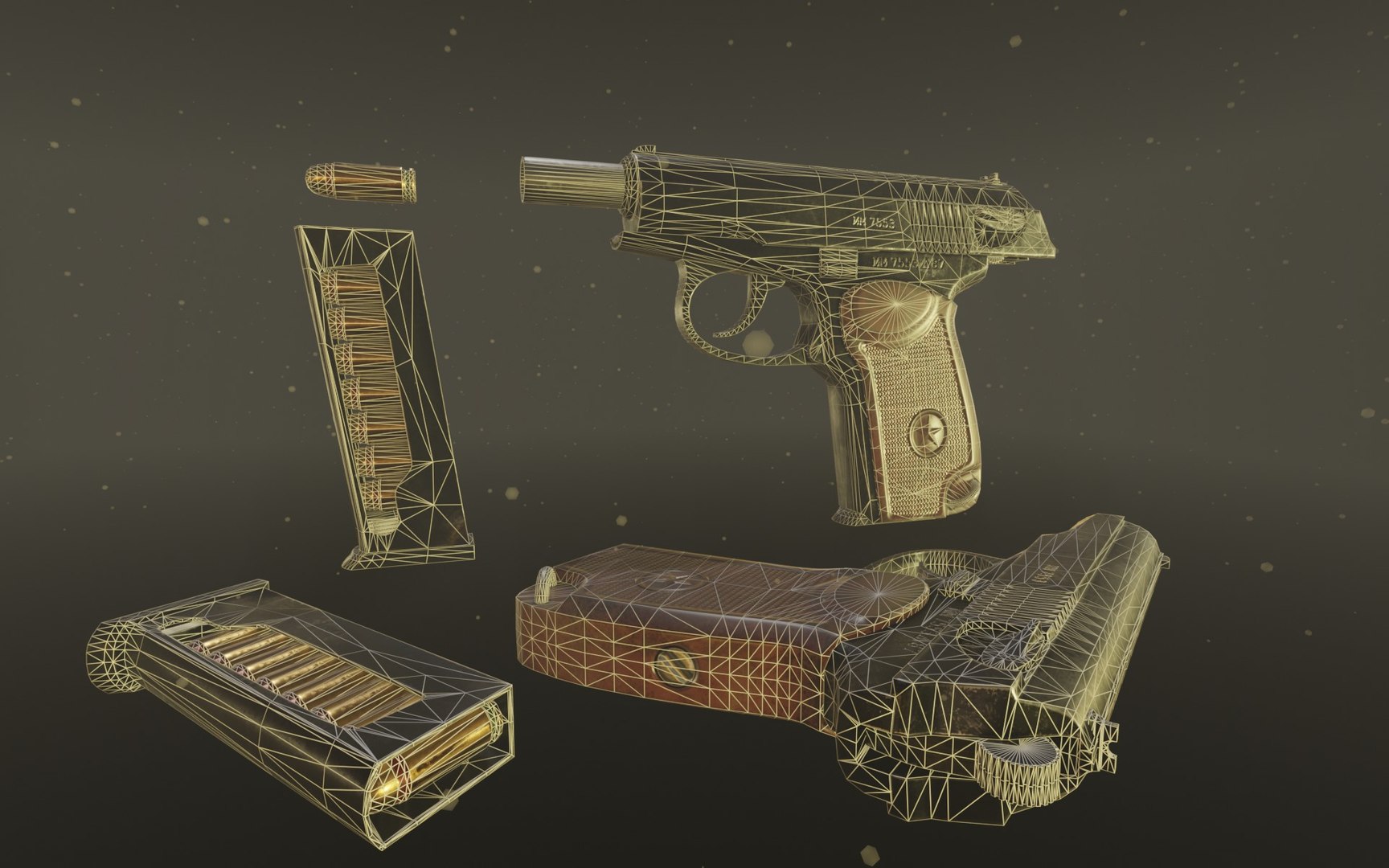 Makarov pm 3D model - TurboSquid 1470080