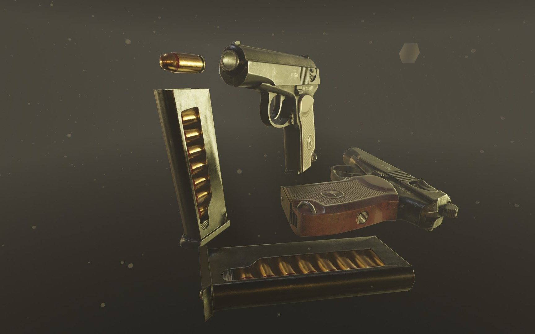 Makarov pm 3D model - TurboSquid 1470080