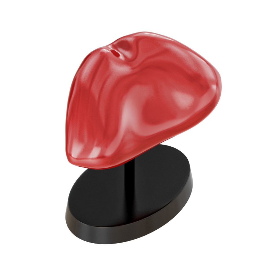 Figurine Red Lips Model - TurboSquid 1585217